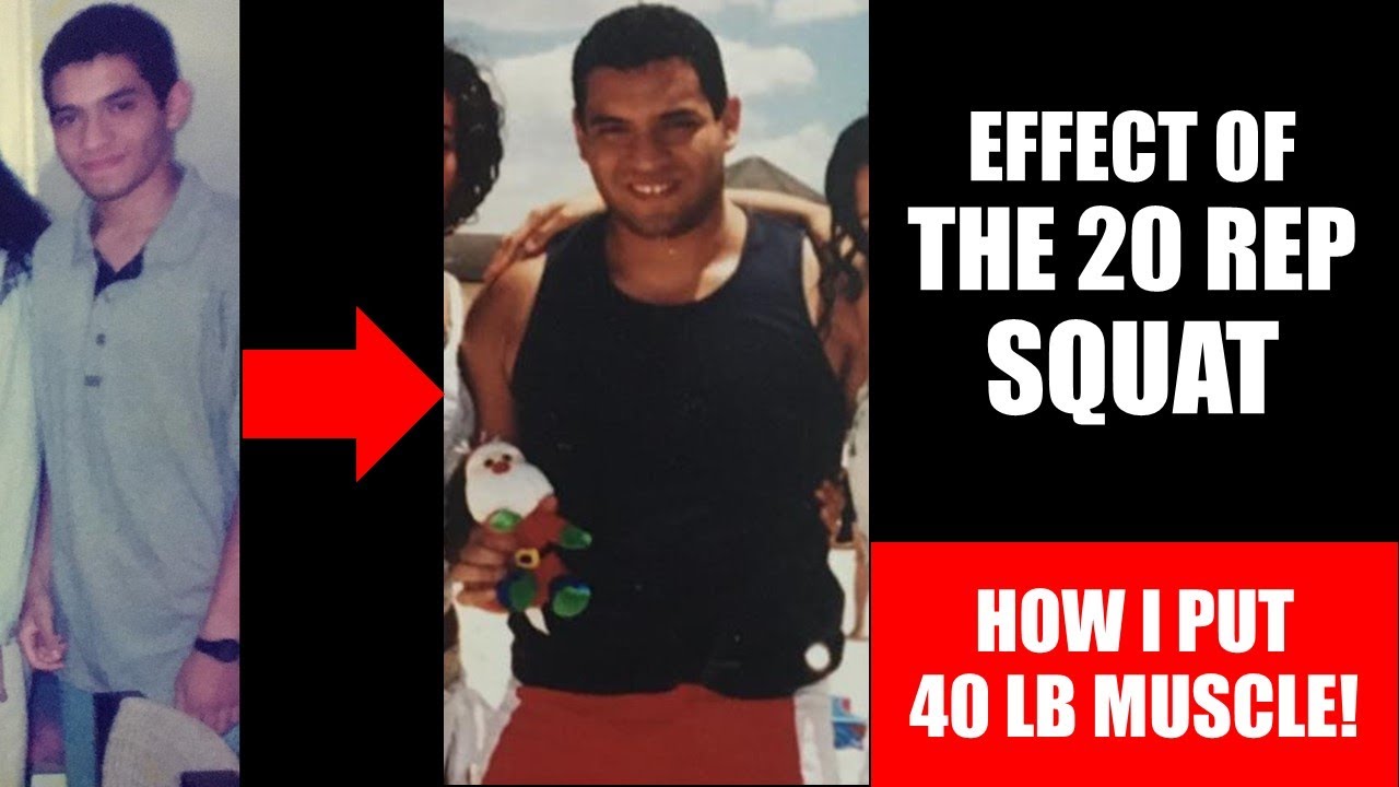 HOW I PUT ON 40 LB OF MUSCLE NATURALLY!! MY EXPERIENCE WITH THE 20 REP ...