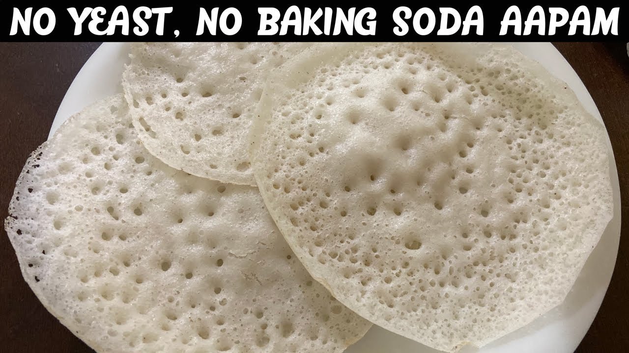 NO YEAST Appam Recipe | Palappam Recipe | How to make Appam batter in ...