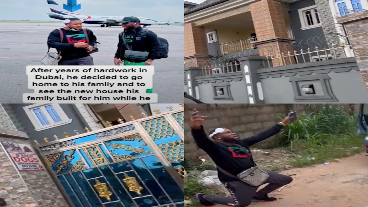 DUBAI RETURNEE JOYFUL AS FAMILY BUILDS HOUSE FOR HIM - YouTube