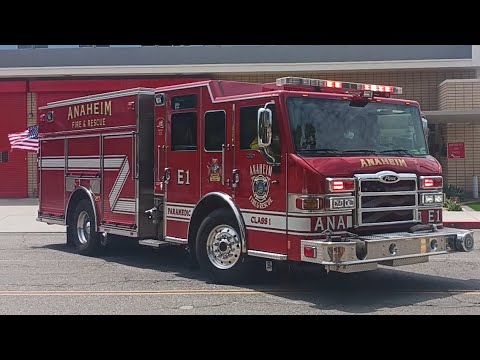 Anaheim Fire & Rescue Station 1 Units Responding (Compilation) - YouTube