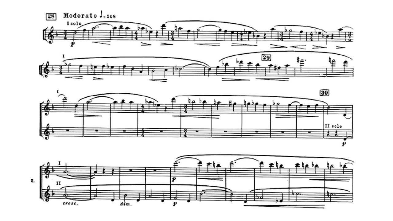 Clarinet Solo: Dmitri Shostakovich - Symphony No. 9 in E-flat major, Op ...