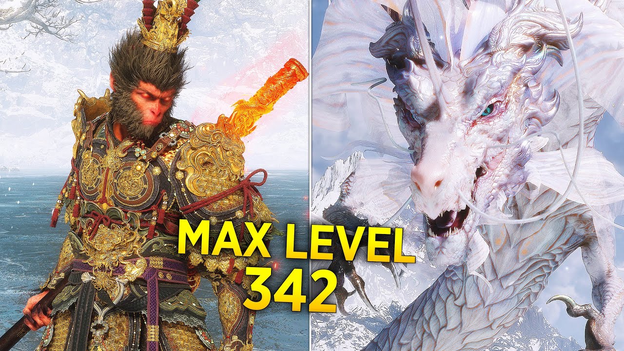 Black Myth Wukong - MAX LEVEL 342 vs Bosses (No Damage) Chapter 3 - YouTube