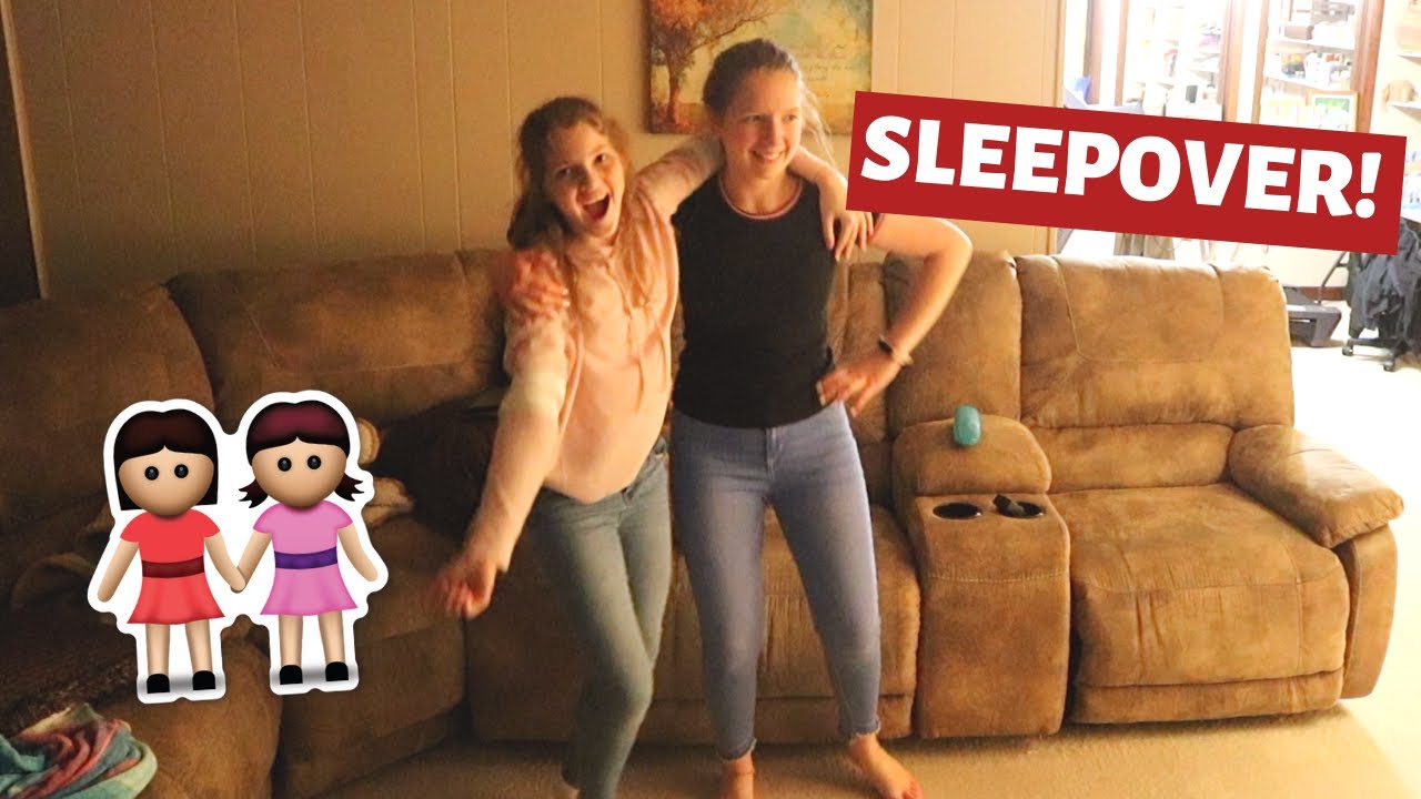 sleepover with Abby + crazy dance party! 😂 - YouTube