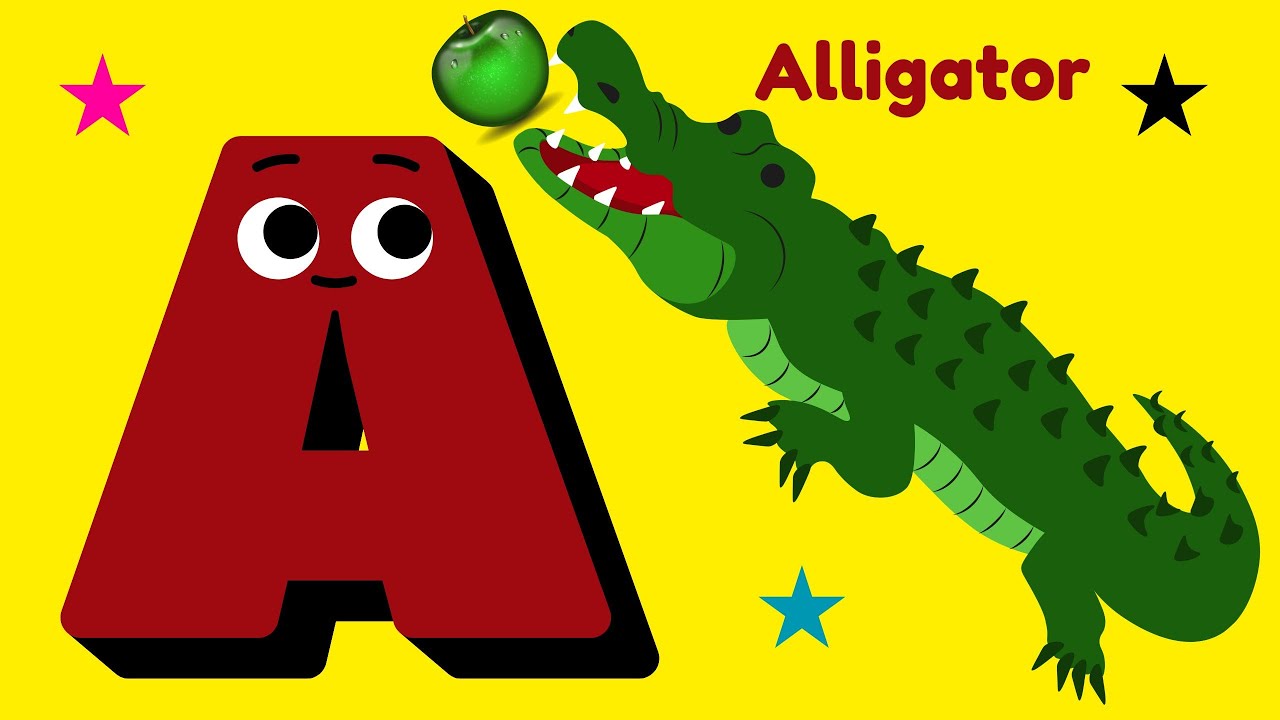 ABC Phonics Song | Learn Alphabet Sound Songs | #alligator |#crocodile ...