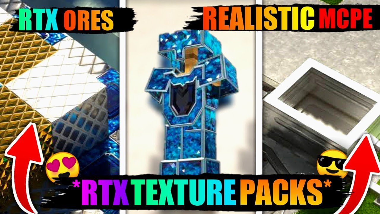 RTX TEXTURE PACK MINECRAFT PE | PVP TEXTYRE PACK MCPE 1.19| RTX TEXTURE ...