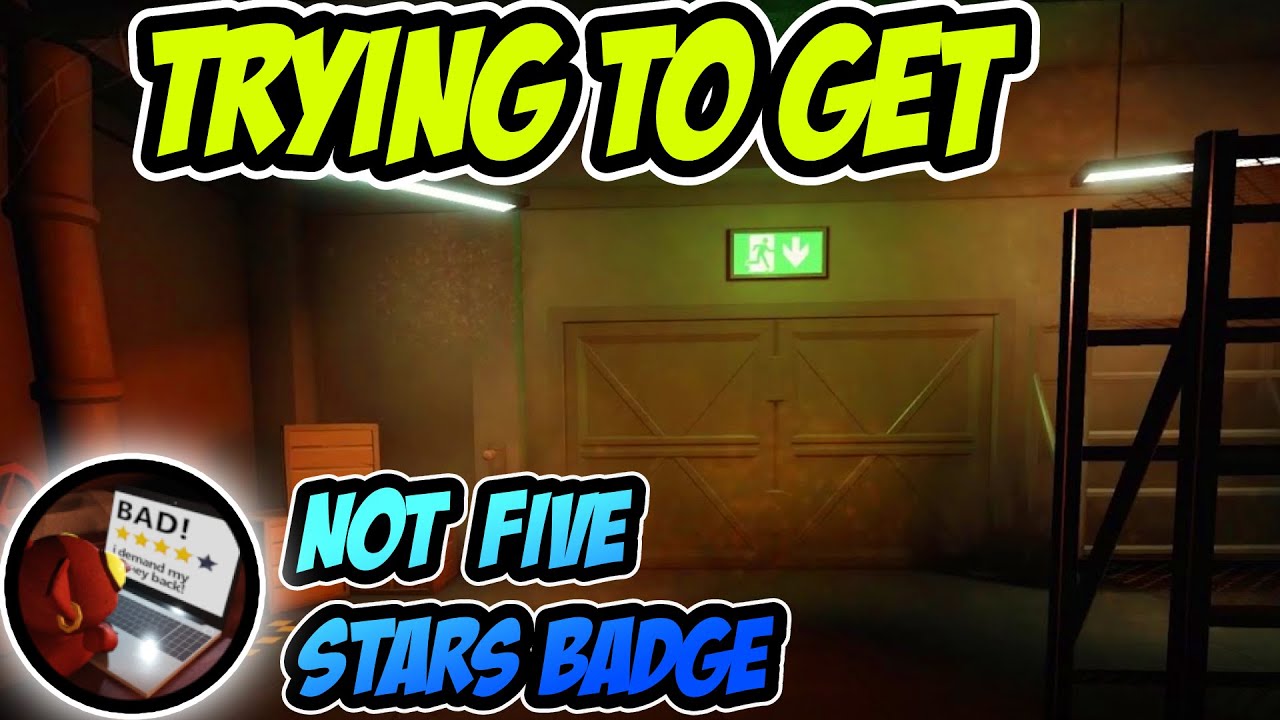 Attempting to get "Not Five Stars" Badge LIVE - YouTube