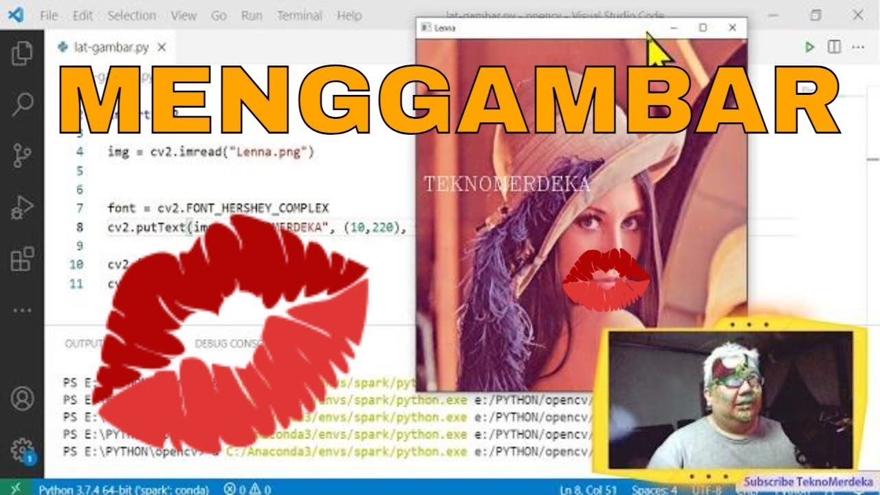 Menggambar cepat dengan OpenCV Python tanpa ribet. - YouTube