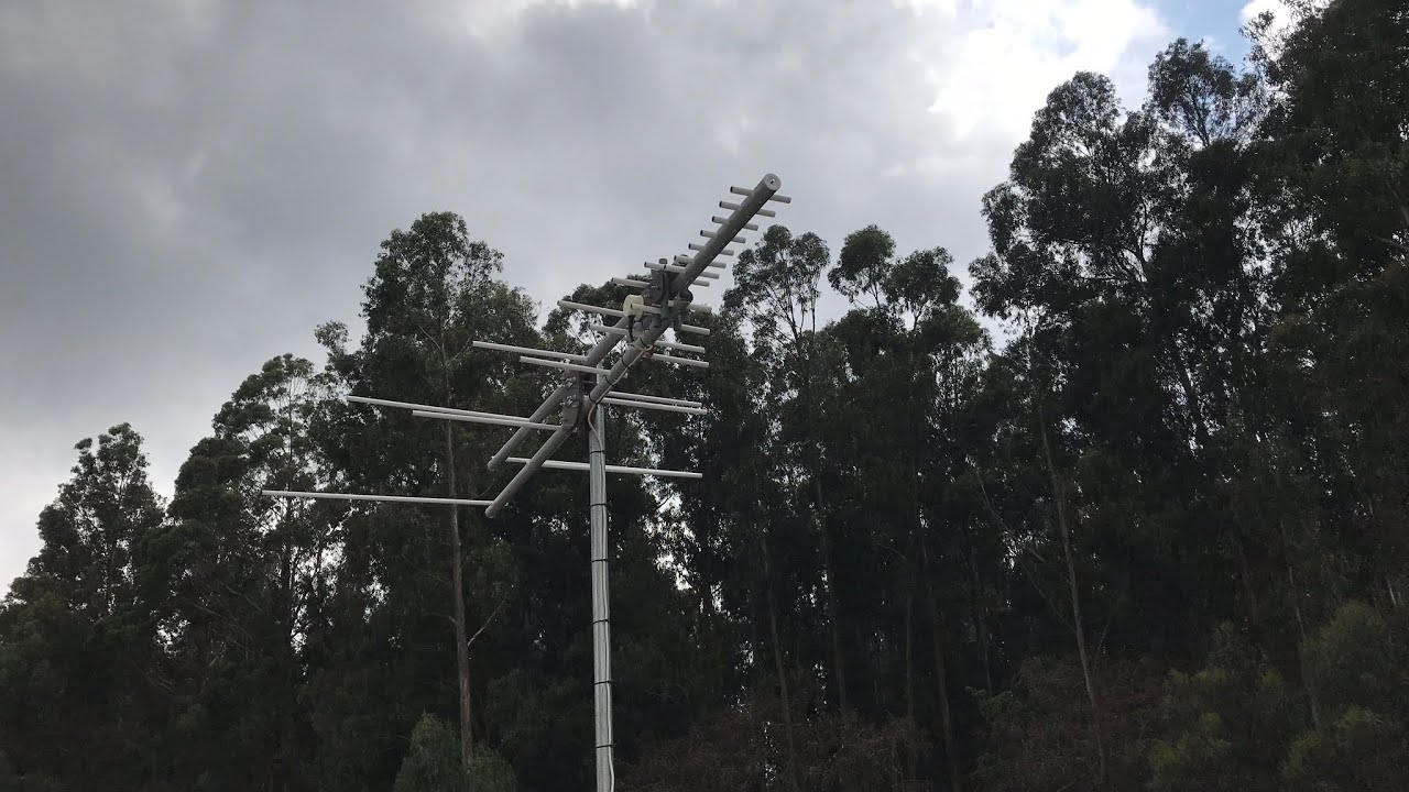 HDTV Самодельная LPDA-антенна - Antena LPDA hecha en casa - DIY ...