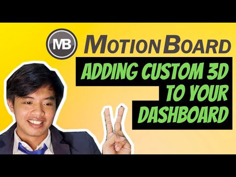 Motionboard Business Intelligent Software Tutorial - Adding Custom 3D to Your Dashboard - YouTube