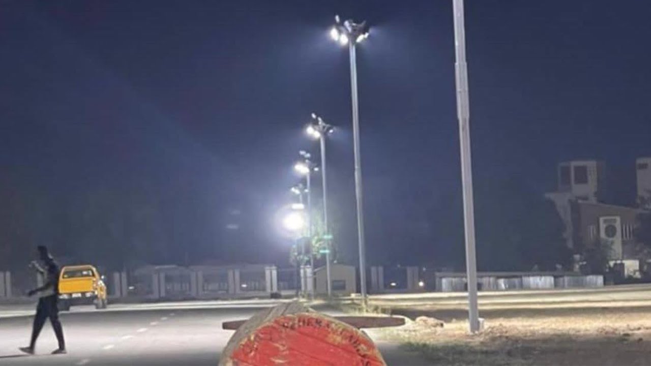 Juba Street Night on the day of Pope Francis' in the Country - YouTube