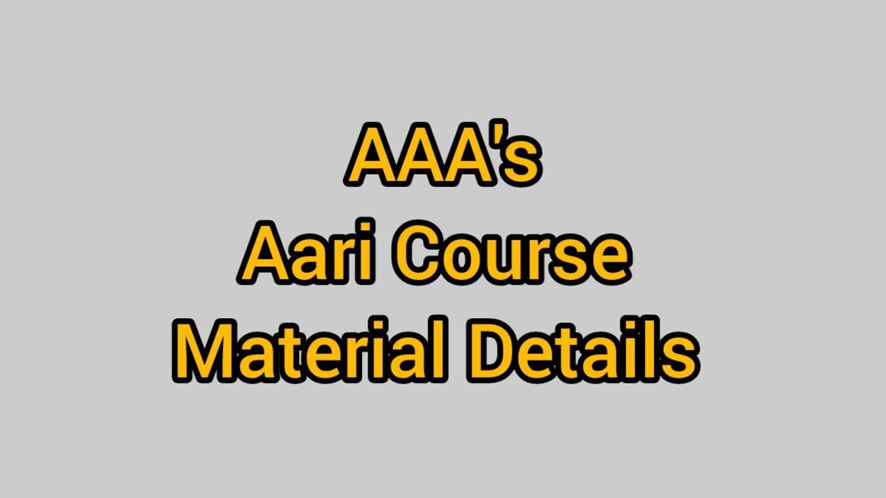 Aari Course Full Material Details || Abarna Arts Academy #aari # ...