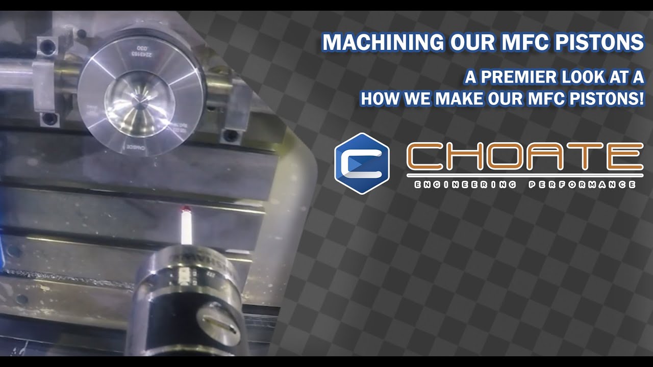 Machining Fly Cut Diesel Pistons on a HAAS CNC - YouTube