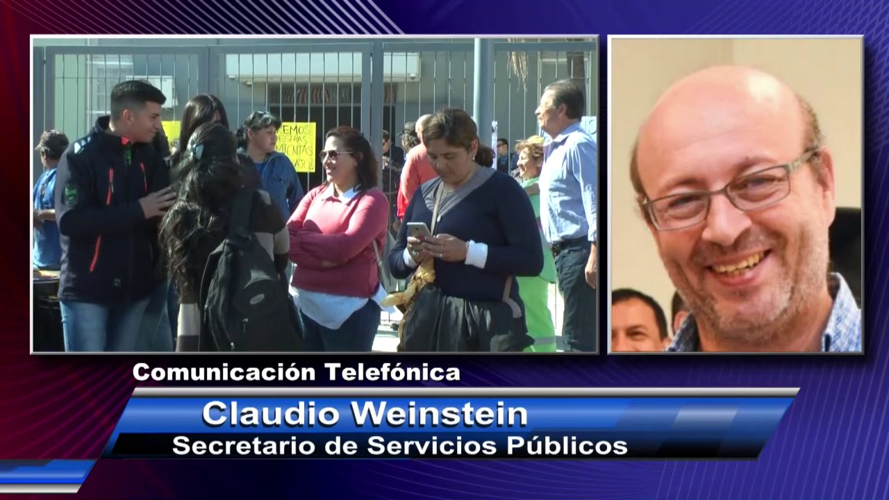 CLAUDIO WEINSTEIN - SECRETARIO DE SERVICIOS PUBLICOS - YouTube