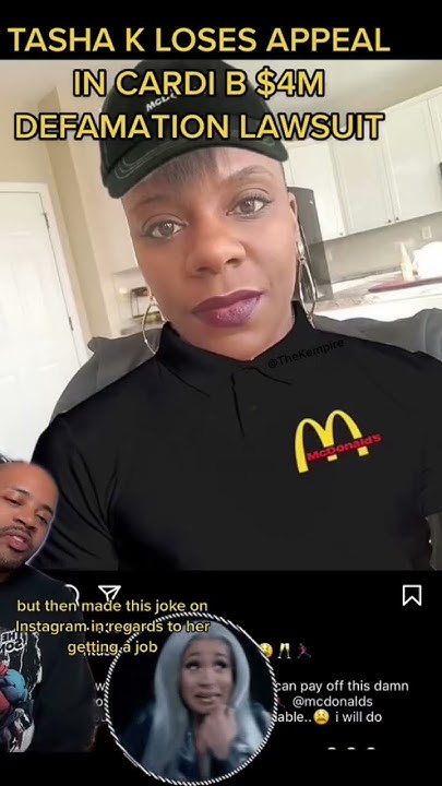 Tasha K Responds to LOSING APPEAL in Cardi B $4 Million Defamation ...