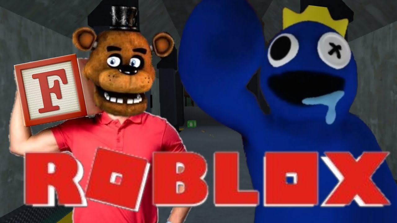 O Bixo Azul que Me Deu Estresse No Roblox (raibow friends Roblox) - YouTube