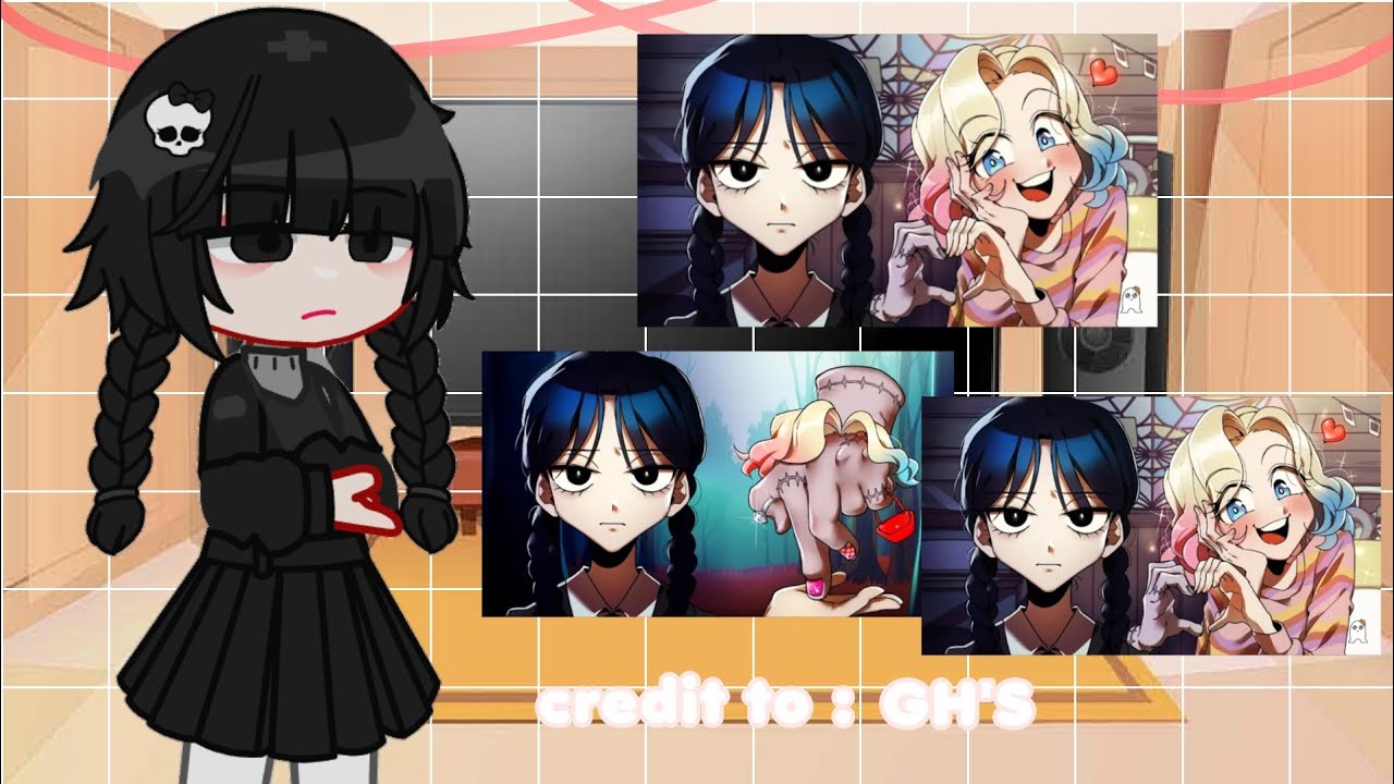 Wednesday Addams React to " Everyday in Wednesday life " 🖤 🔪 // Credit ...