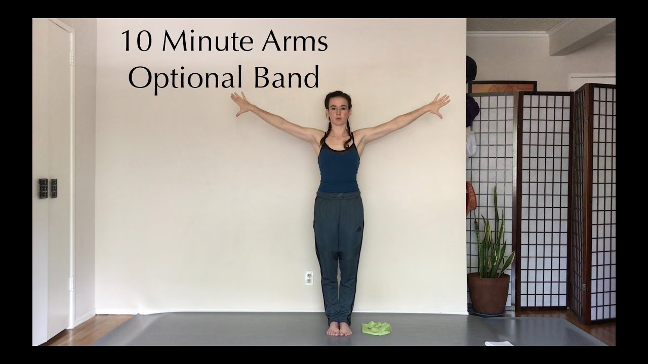 10 Minute Arm Workout with Loop Band Options! - YouTube