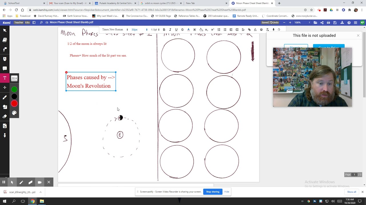 Moon Phase Cheat Sheet #1 - YouTube