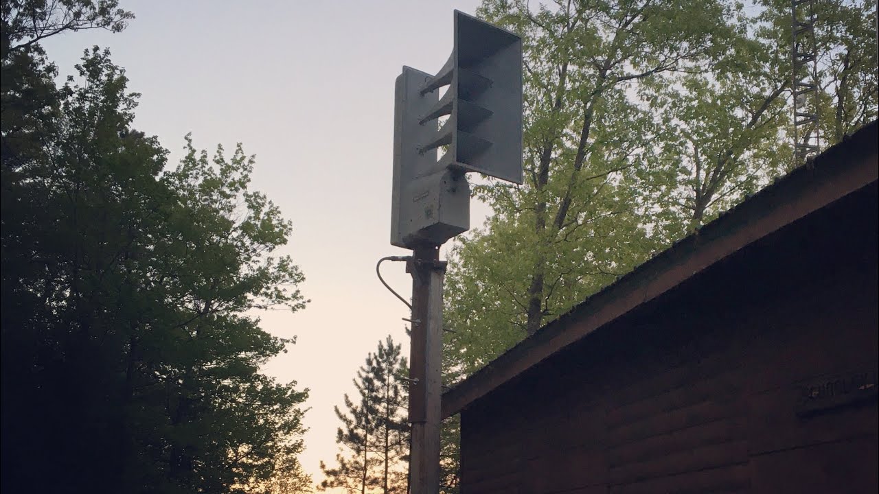 ACA Alertronic AR-1600 Tornado Siren Initial Test and Commissioning ...