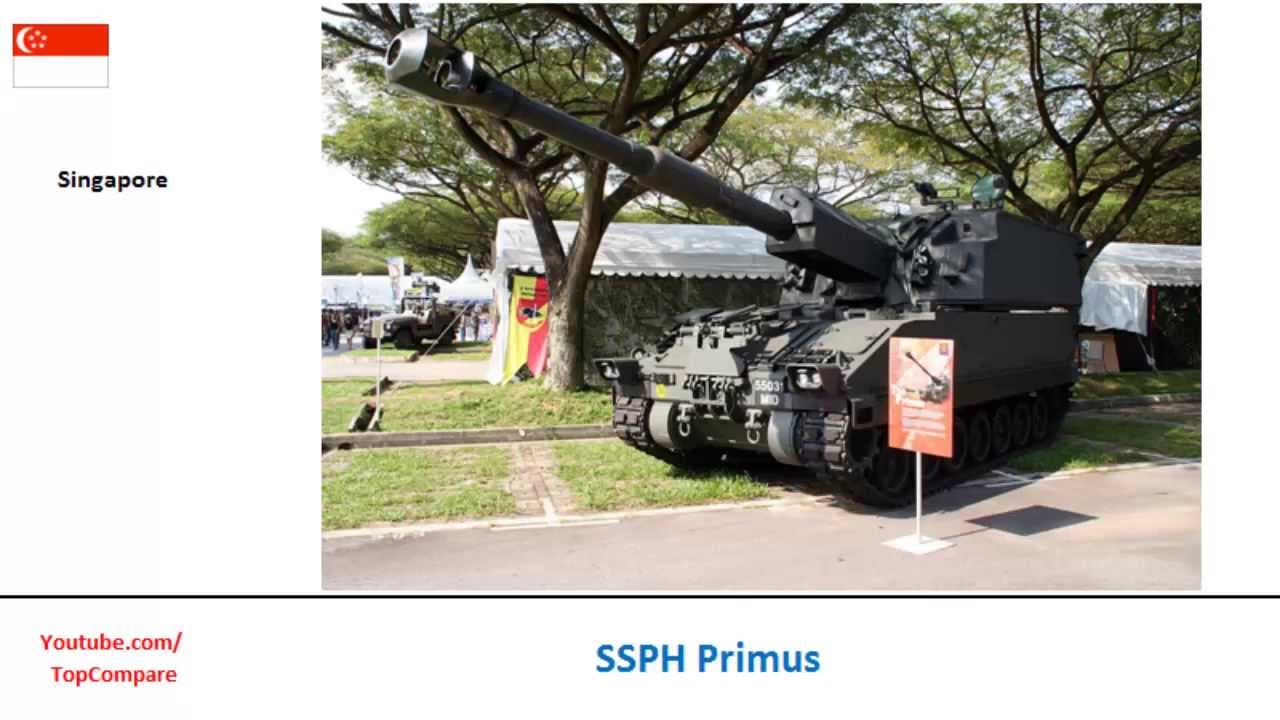AHS Krab Vs SSPH Primus, artillery Key features comparison - YouTube