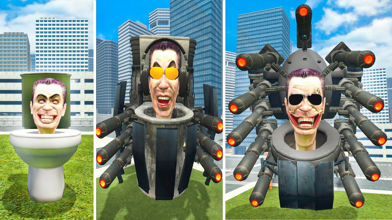 EVOLUTION OF CURSED GMAN FROM SKIBIDI TOILET 1-68 VS UPGRADED TV MAN ...