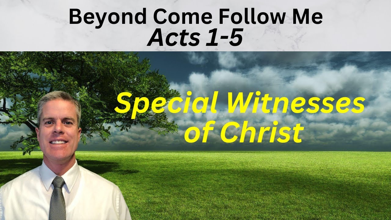 Acts 1-5: Beyond Come Follow Me - YouTube