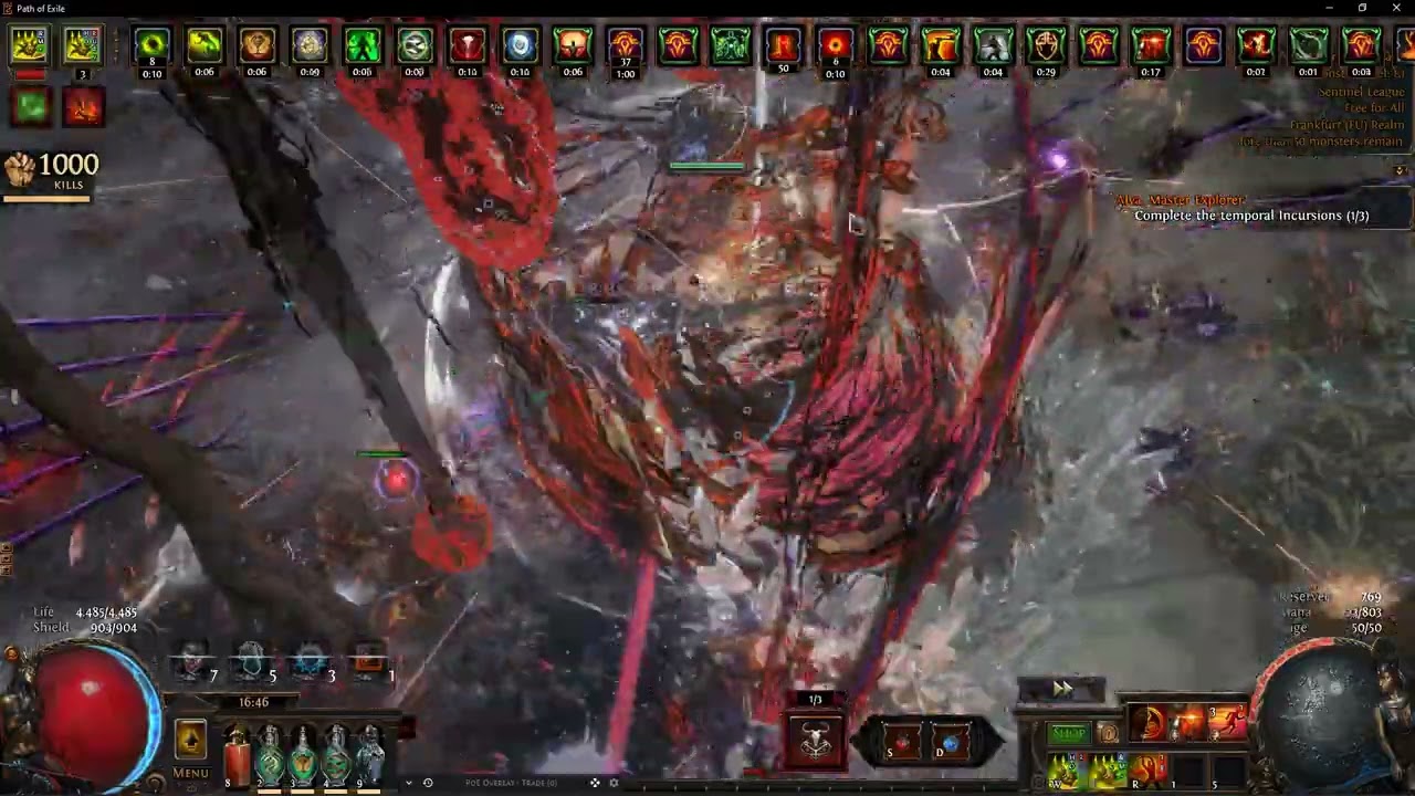 Poe Sentinel NEW HH 60%iiq #1Scourge Arrow Pathfinder vs full juice ...