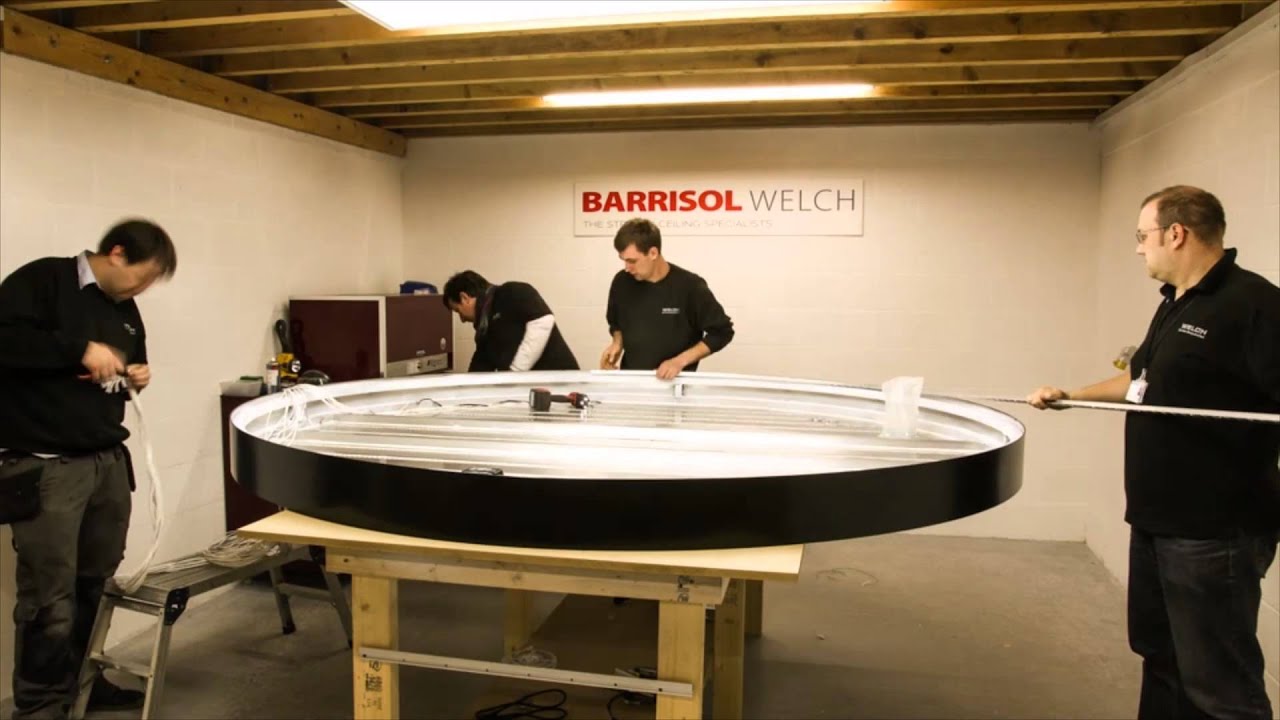 Barrisol LED Lighting Prototype - YouTube