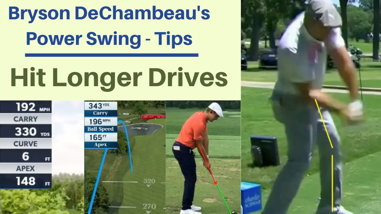 Bryson Dechambeau Power - How to hit Bryson like Longer Drives. - YouTube