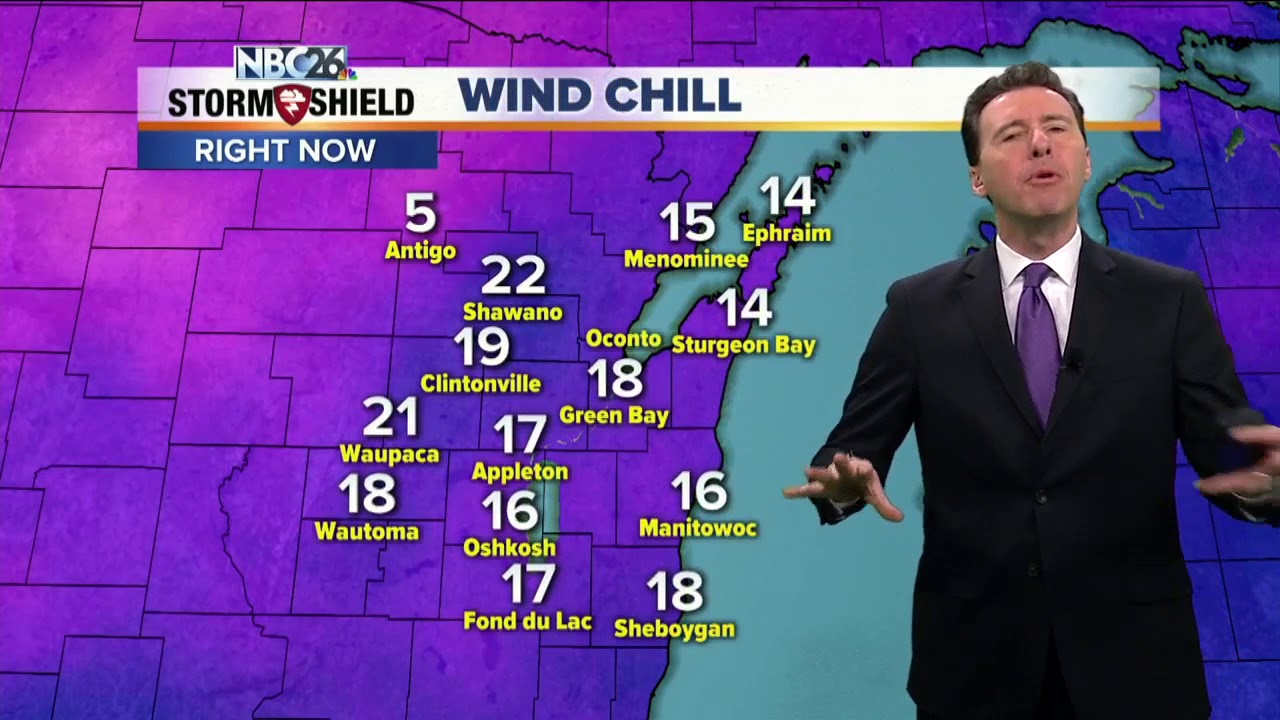 Michael Fish's NBC 26 weather forecast - YouTube