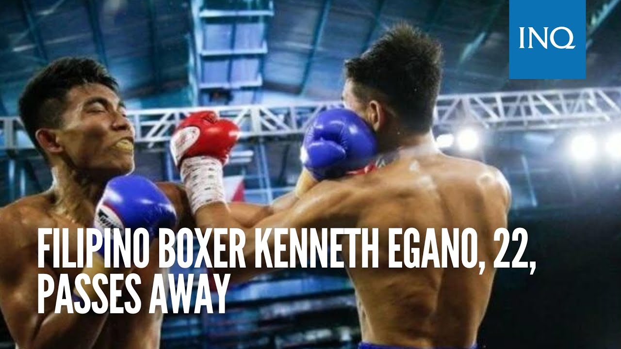 Filipino boxer Kenneth Egano, 22, passes away | #INQToday - YouTube