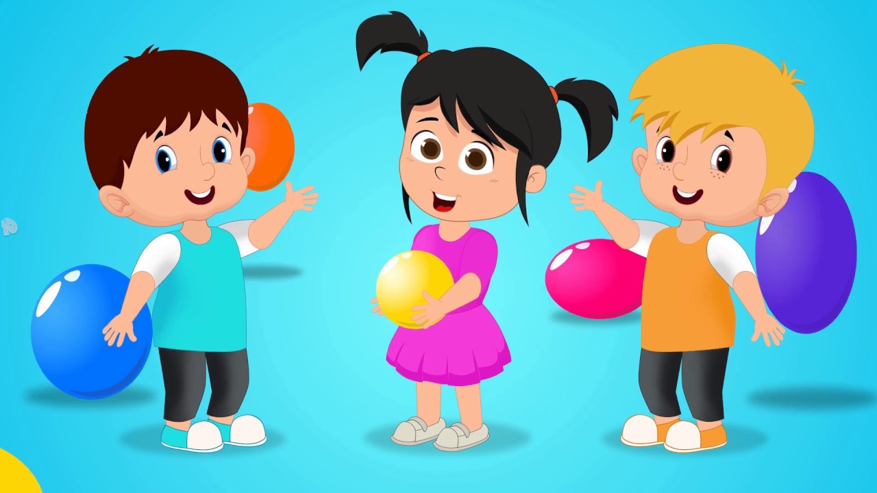 Counting Balls | Learn colors and numbers | Nursery Rhymes | Kids ...
