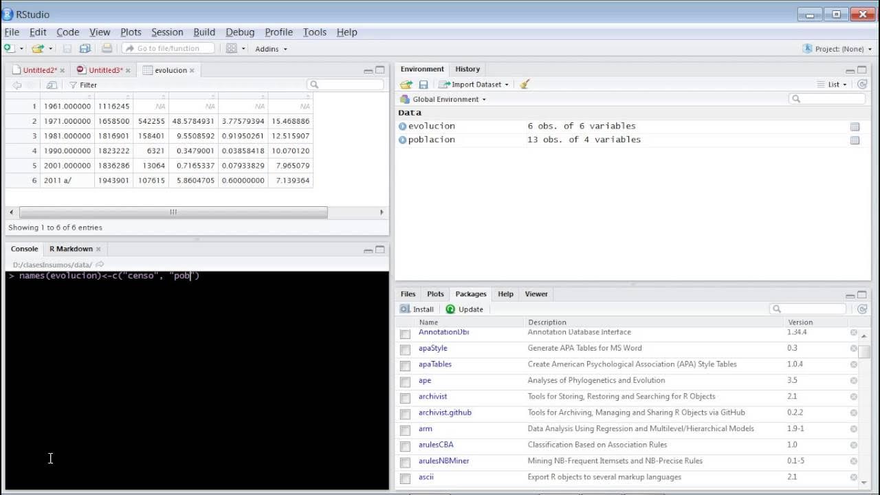 Renombrar una variable - YouTube