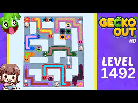 Gecko Out Level 1492 Solution Walkthrough