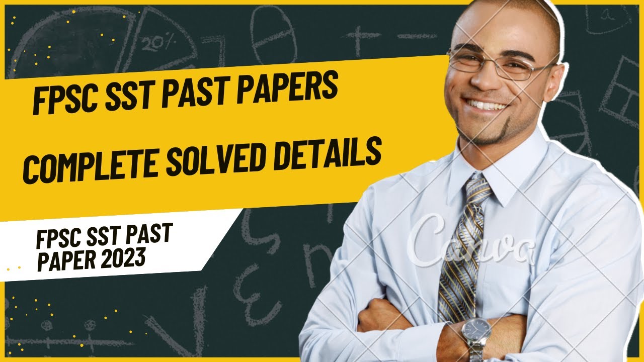 FPSC Secondary School Teacher Past Paper 2023 | FPSC Past Paper | Male ...