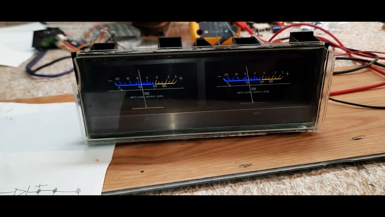 Made a bridge rectifier out of diodes finished circuit for vu meters ...