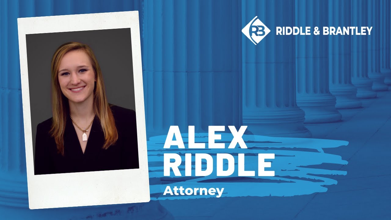 Attorney Alex Riddle | Riddle & Brantley - North Carolina Injury ...