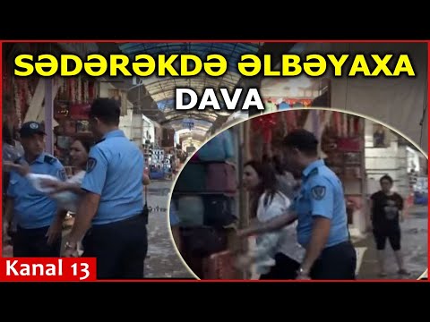 Sahibkarla mühafizəçi arasında ƏLBƏYAXA DAVA: ANBAAN VİDEO