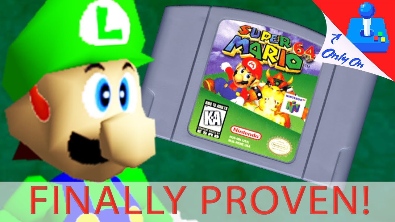 L is REAL – new BETA Mario 64 footage w/Luigi! - YouTube