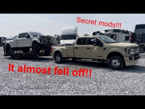 Buying one of a kind lifted F450 (it was too heavy to haul) - YouTube