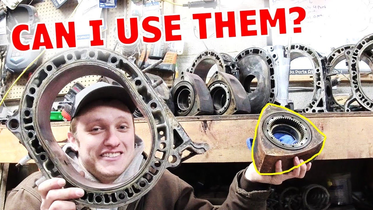 Finding REBUILDable Condition USED Rotary Engine Parts RX7-RX8 - YouTube