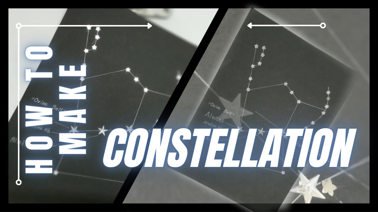 How to make Constellation | diy |Chart making | Science project ...