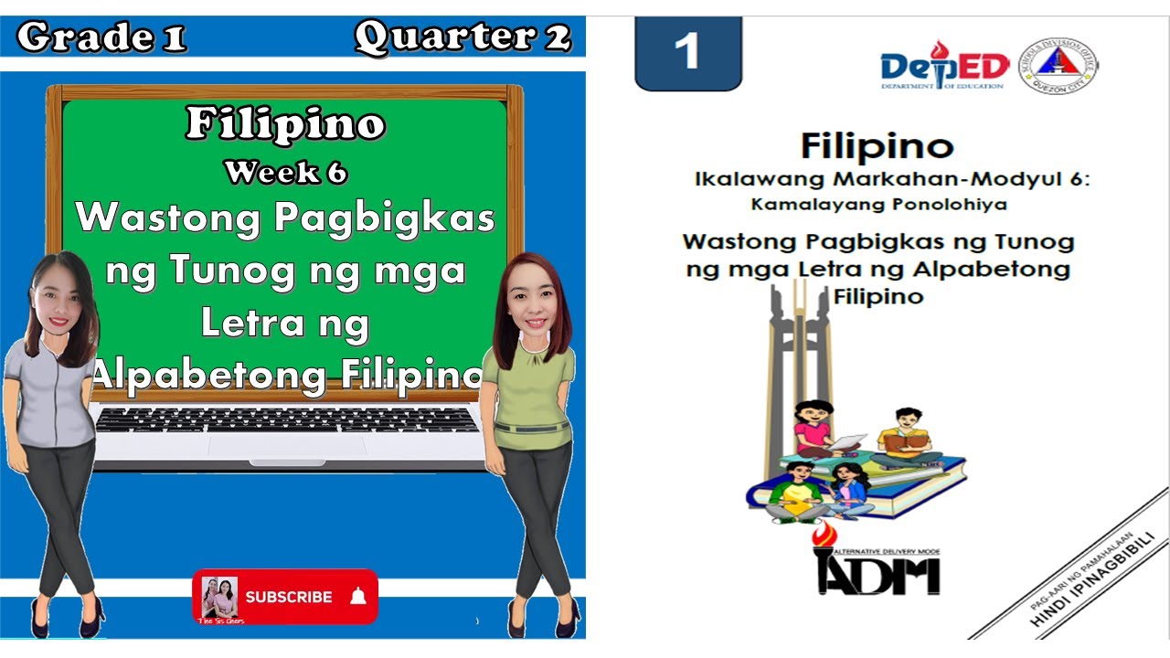 FILIPINO GRADE 1 - QUARTER 2 - WEEK 6 (MELC-BASED SLM) | #grade1 # ...
