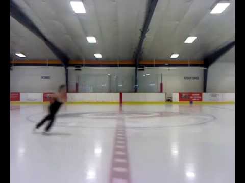 Basic figure skating spins at Raleigh Center Ice Skating Rink - YouTube