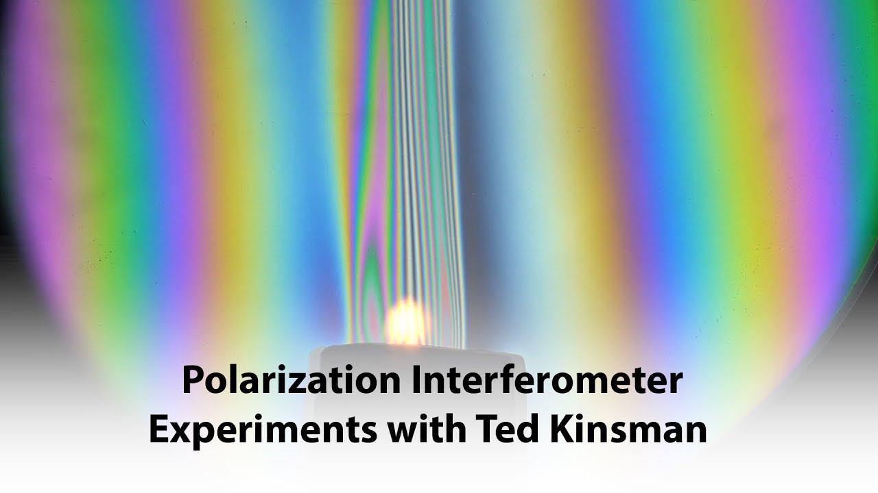 Polarization Interferometer and Polarizing Prisms - YouTube