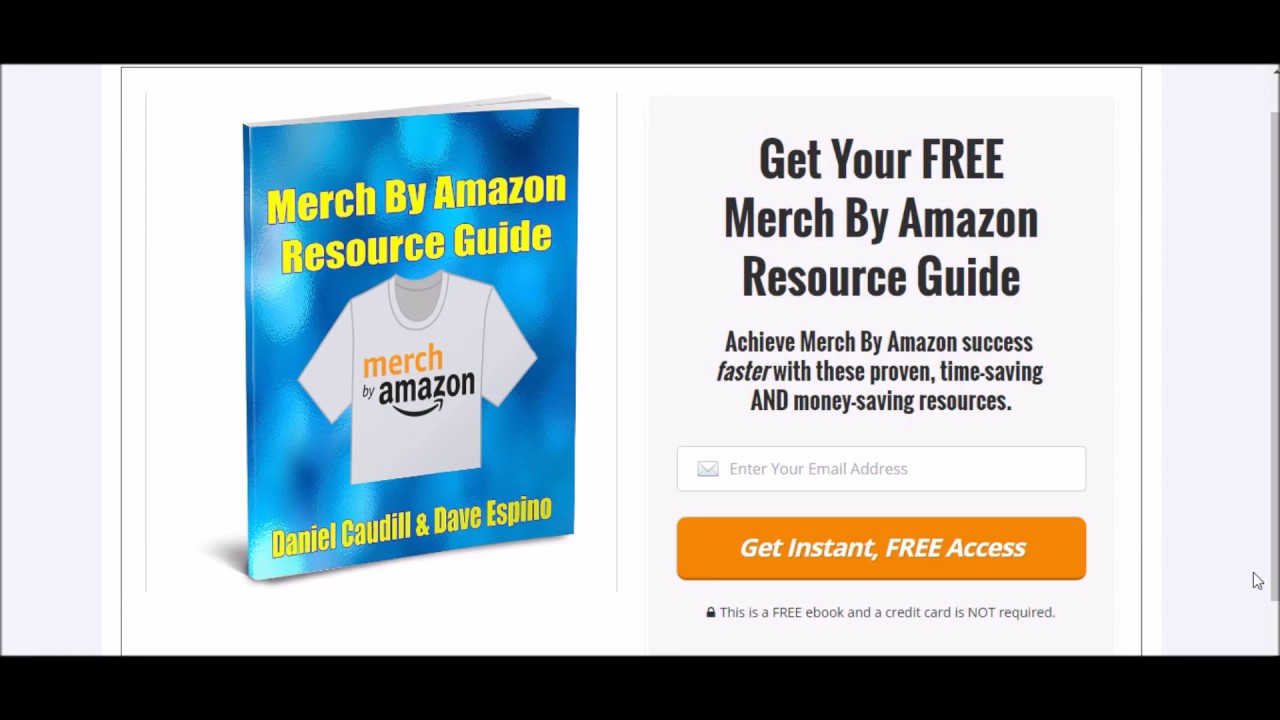 FREE Merch By Amazon Resource Guide - YouTube