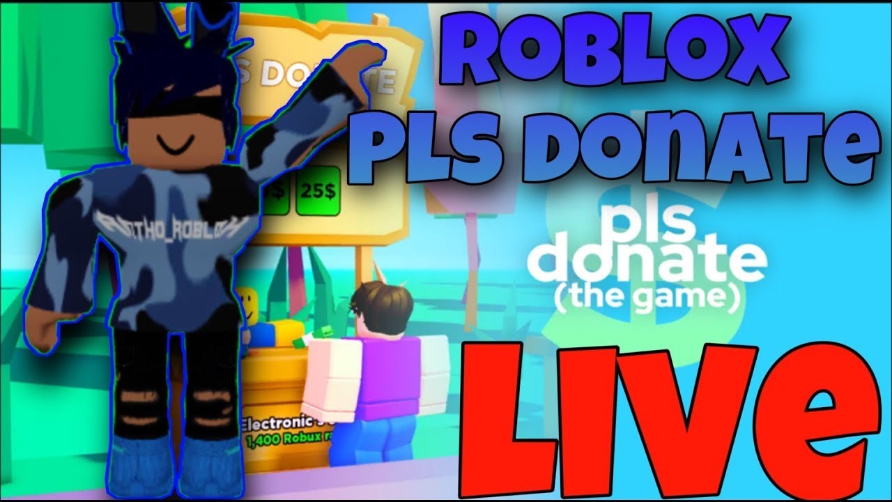 pls donate live stream - YouTube