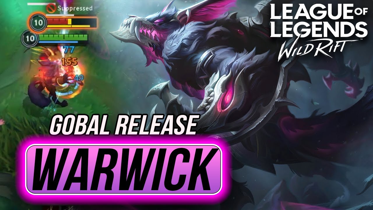 WILD RIFT WARWICK FULL GAMEPLAY BROKEN JUNGLER?! WATCH AND SEE - YouTube
