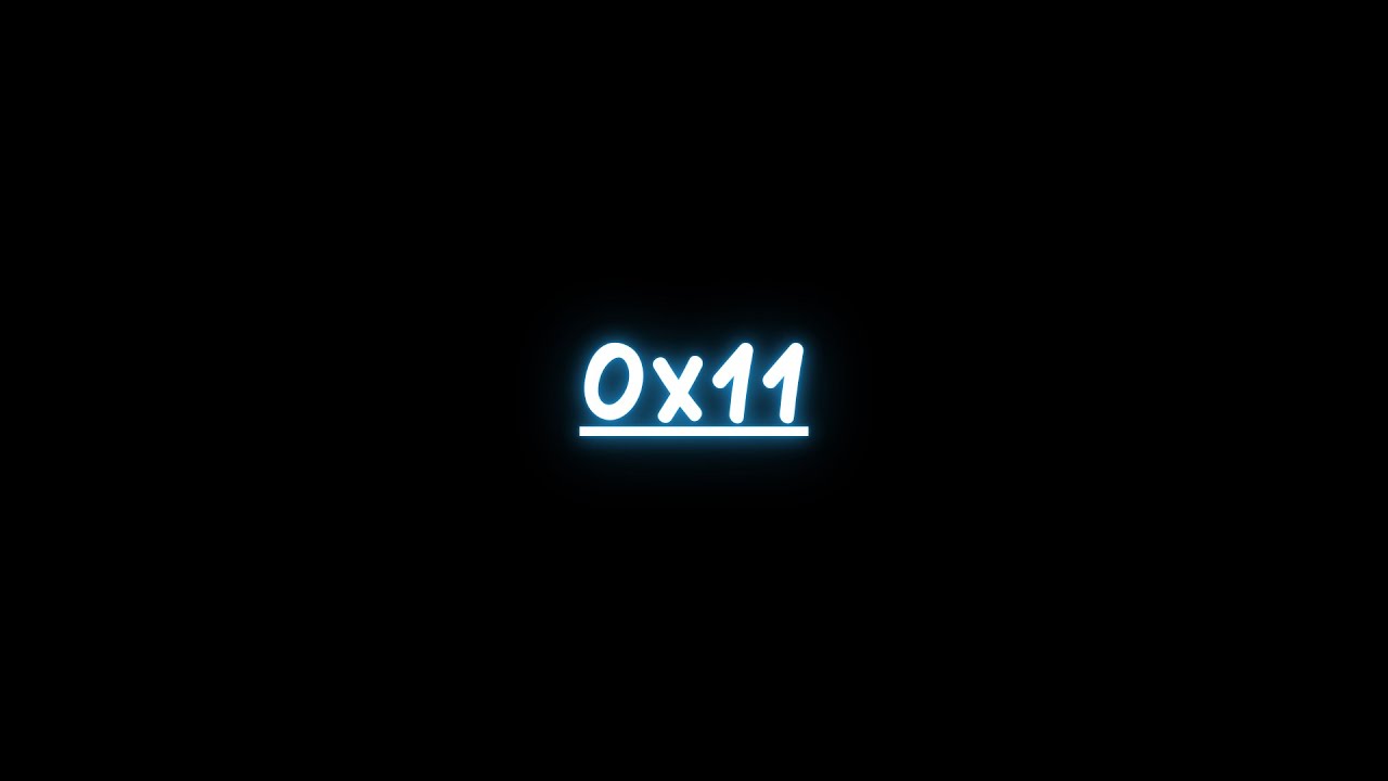 0x11 - YouTube