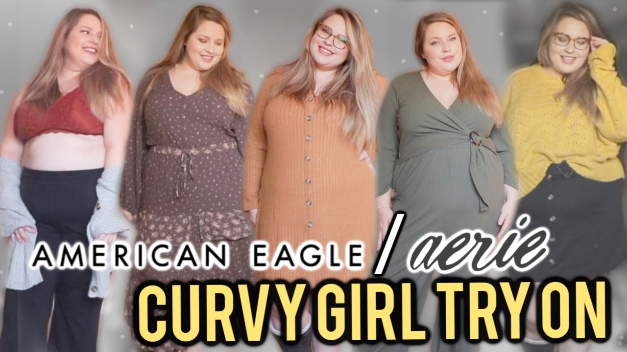 Massive Curvy American Eagleaerie Haul Fall Plus Size Fashion Youtube